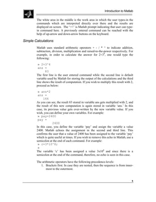 Introduction to matlab sikander m. mirza | PDF