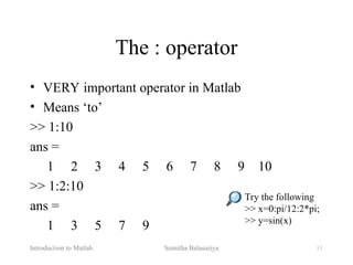 Introduction_to_Matlabbanmar k ibrahim a | PPT