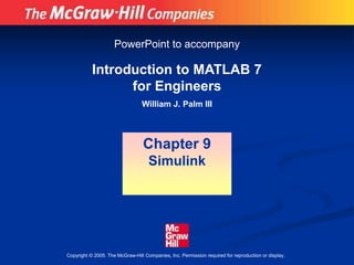Introduction to MATLAB 7 - WIlliam PALM III.ppt