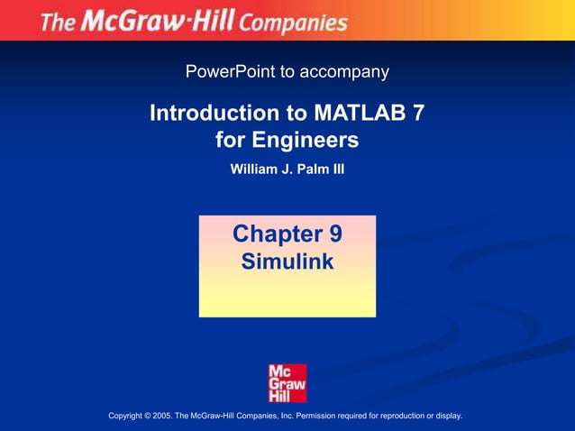 Introduction to MATLAB 7 - WIlliam PALM III.ppt