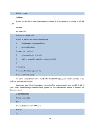 Introduction to matlab_application_to_electrical_engineering | PDF