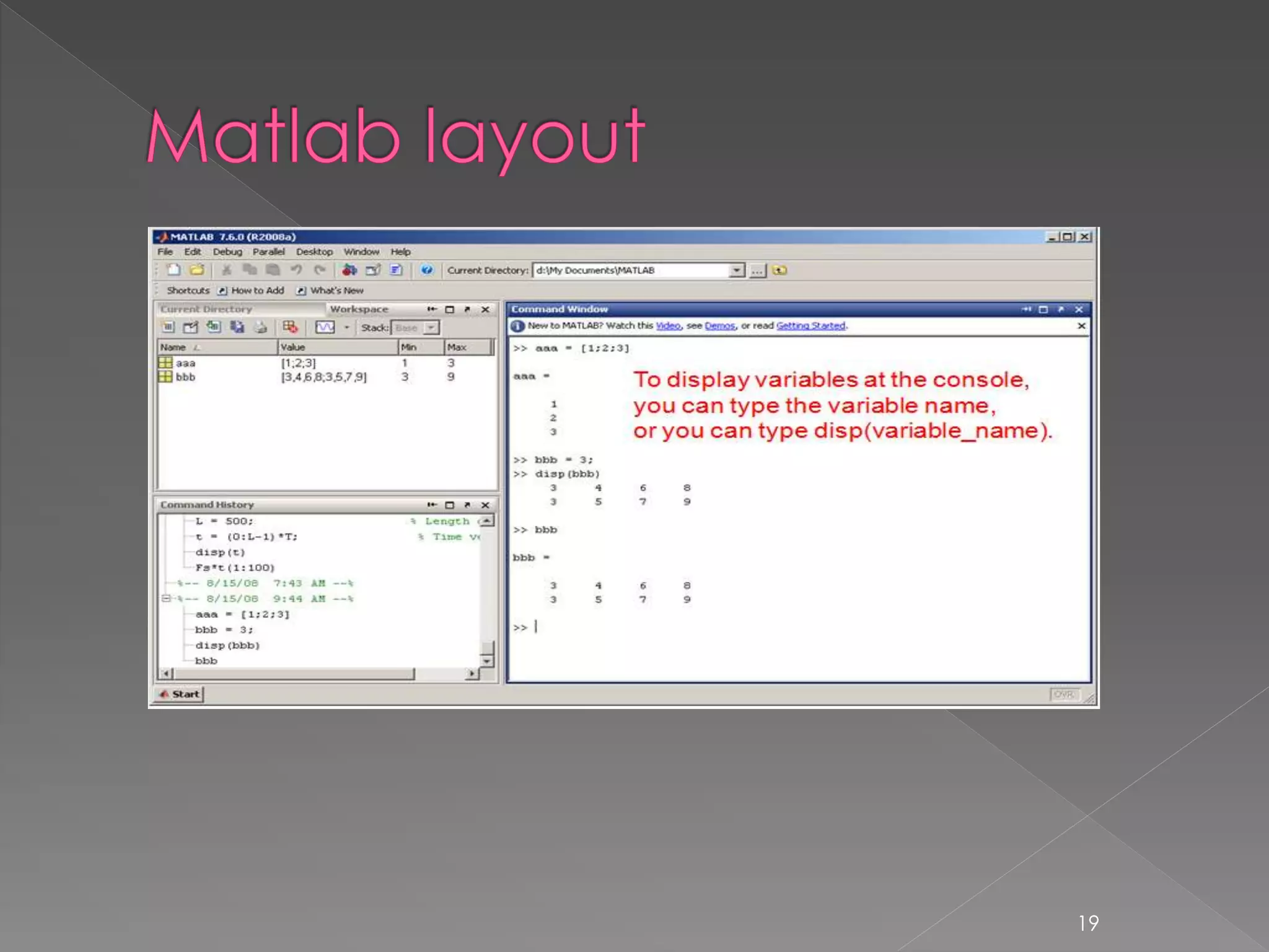Introduction to matlab lecture 1 of 4 | PPTX
