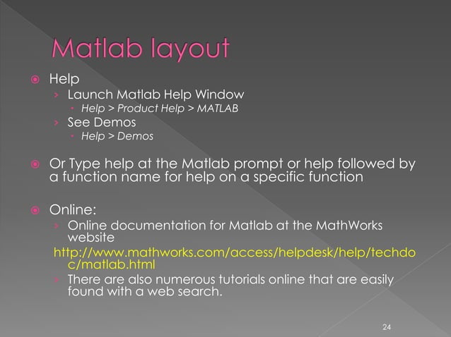Introduction to matlab lecture 1 of 4 | PPTX