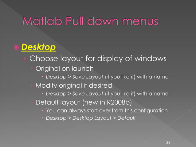 Introduction to matlab lecture 1 of 4 | PPTX