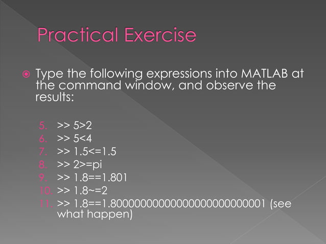 Introduction to matlab lecture 1 of 4 | PPTX