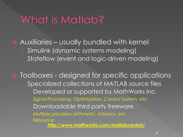 Introduction To Matlab Lecture 1 Of 4 Ppt