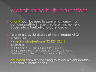 Introduction to matlab lecture 3 of 4 | PPTX