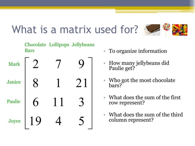 Introduction to matrices | PPTX | Physics | Science
