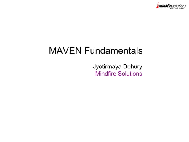 Introduction to Maven | PPT