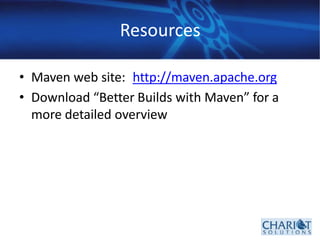 Introduction to Maven for beginners and DevOps | PPTX