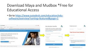Introduction to maya | PPTX