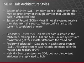 Introduction to Microsoft’s Master Data Services (MDS) | PPTX