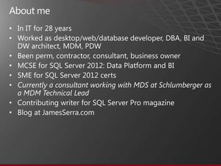 Introduction to Microsoft’s Master Data Services (MDS) | PPTX