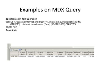 Introduction to mdx query ppt | PPT