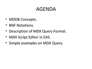 Introduction to mdx query ppt | PPT