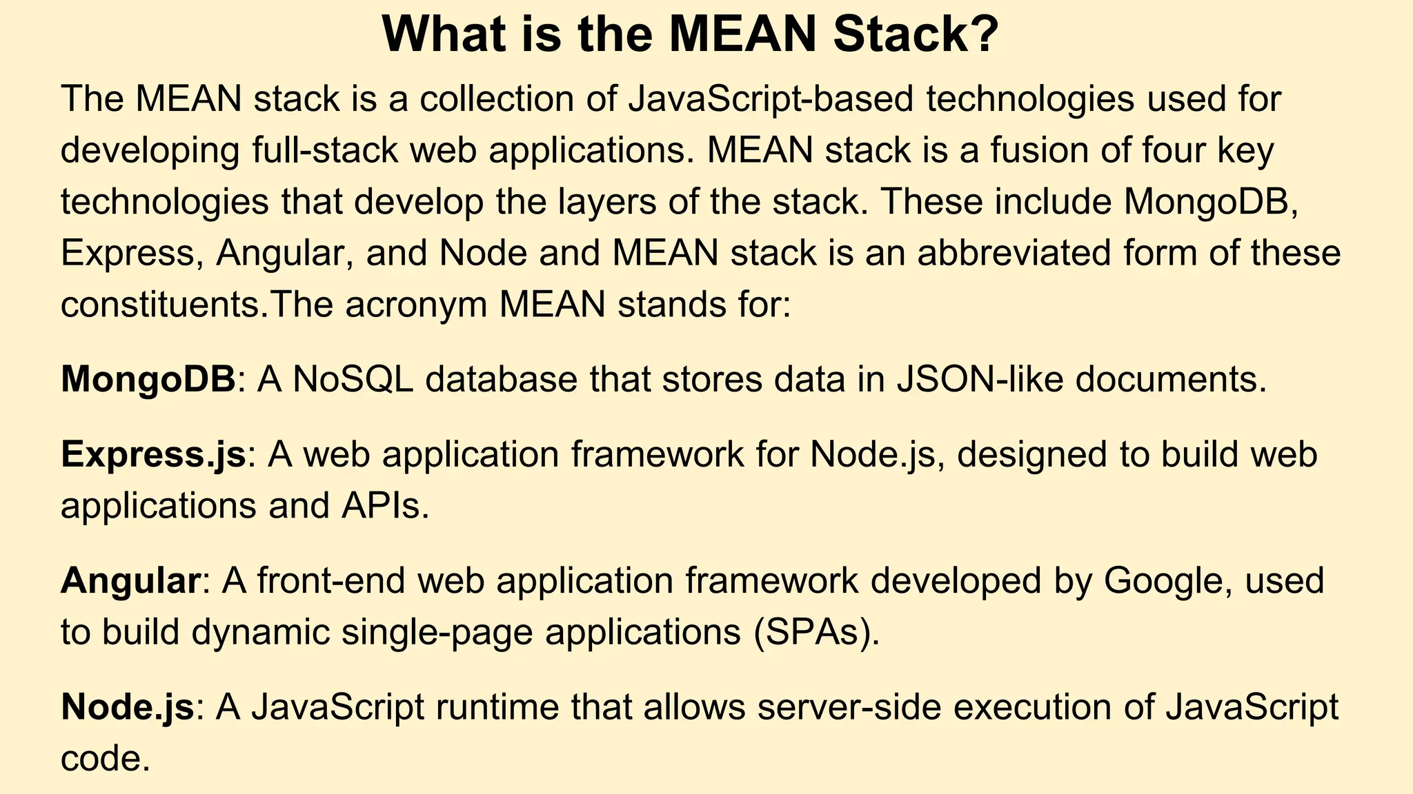 Introduction to MEAN Stack What it is and How it Works.pptx