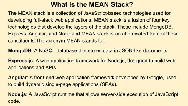 Introduction to MEAN Stack What it is and How it Works.pptx