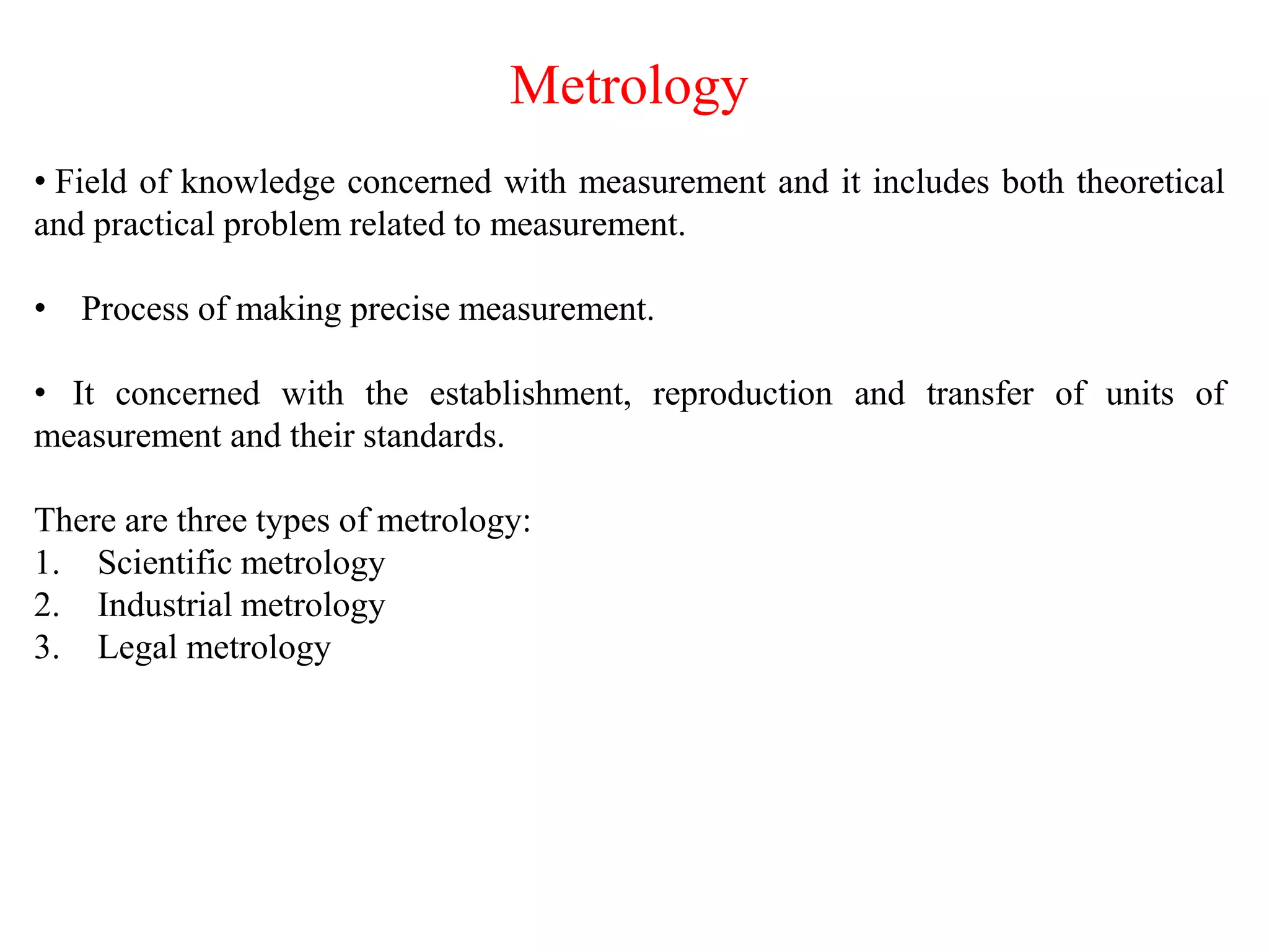 Introduction to measurement | PPTX
