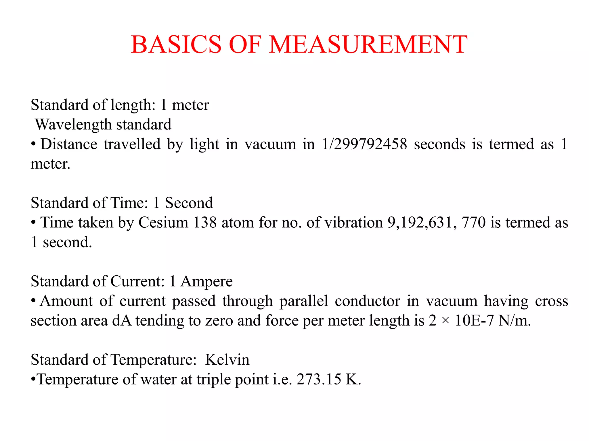 Introduction to measurement | PPTX