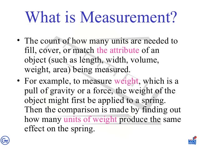 Introduction To Measurement 1 introduction-to-measurement-1