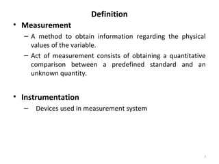 Introduction to measurements | PPT