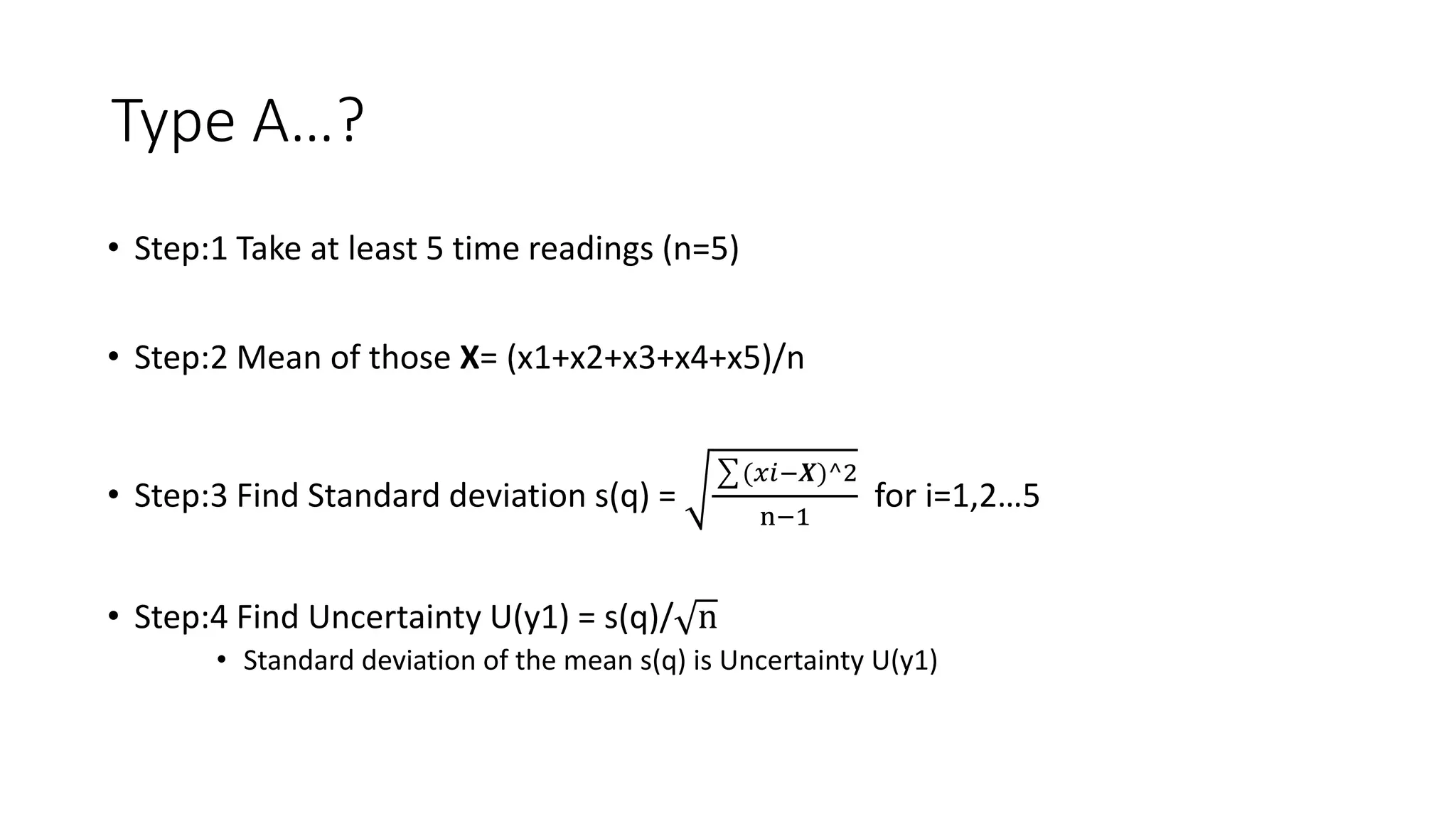 Introduction to measurement uncertainty | PPTX | Business Accounting ...