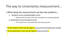 Introduction to measurement uncertainty | PPTX | Business Accounting & Finance | Business