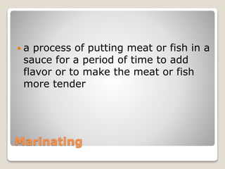 Introduction to Meat Cookery | PPTX