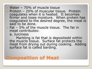 Introduction to Meat Cookery | PPTX