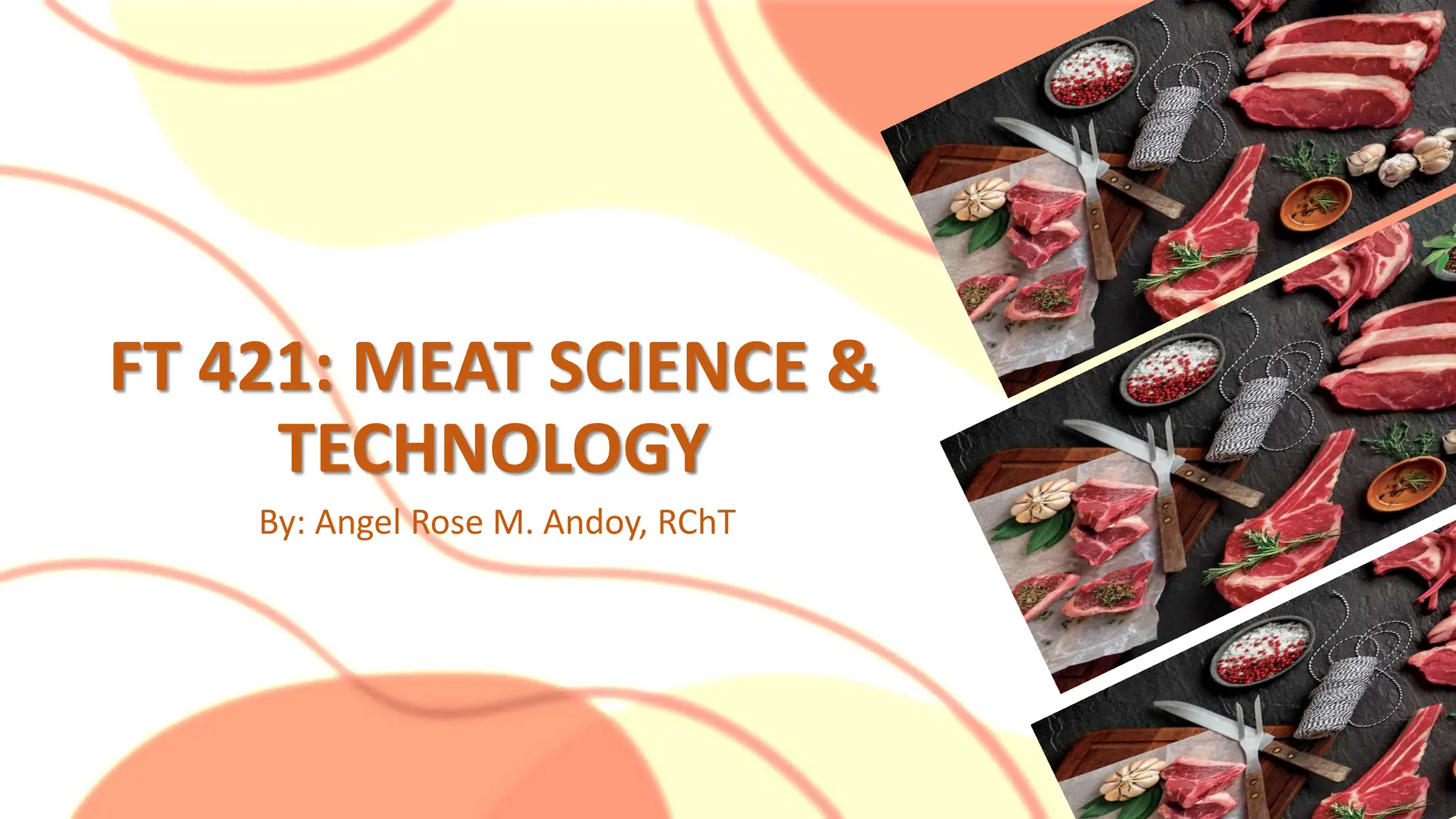 Introduction to Meat Science and Technology | PPTX