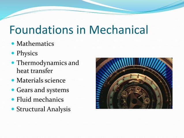 Introduction to mechanical engineering | PPTX | Mechanical and ...