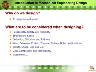 Introduction to Mechanical Engineering Design.ppt