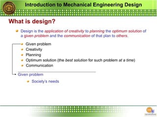 Introduction to Mechanical Engineering Design.ppt