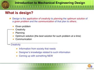 Introduction to Mechanical Engineering Design.ppt
