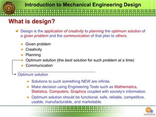Introduction to Mechanical Engineering Design.ppt