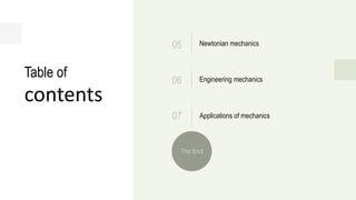 Introduction to mechanics | PPTX