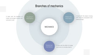 Introduction to mechanics | PPTX