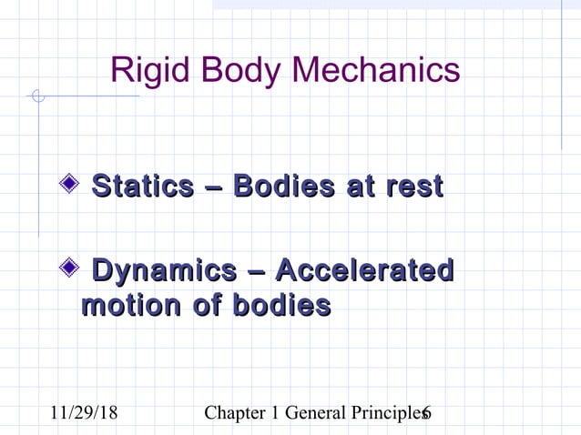 Introduction to mechanics | PPT