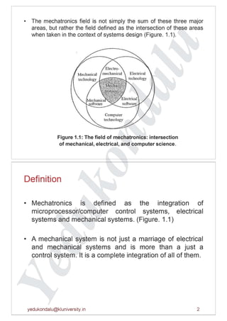 Introduction to mechatronics | PDF