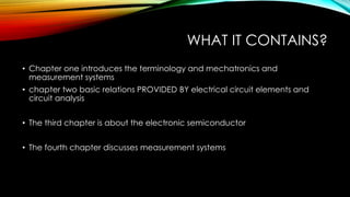 Introduction to mechatronics. | PPT