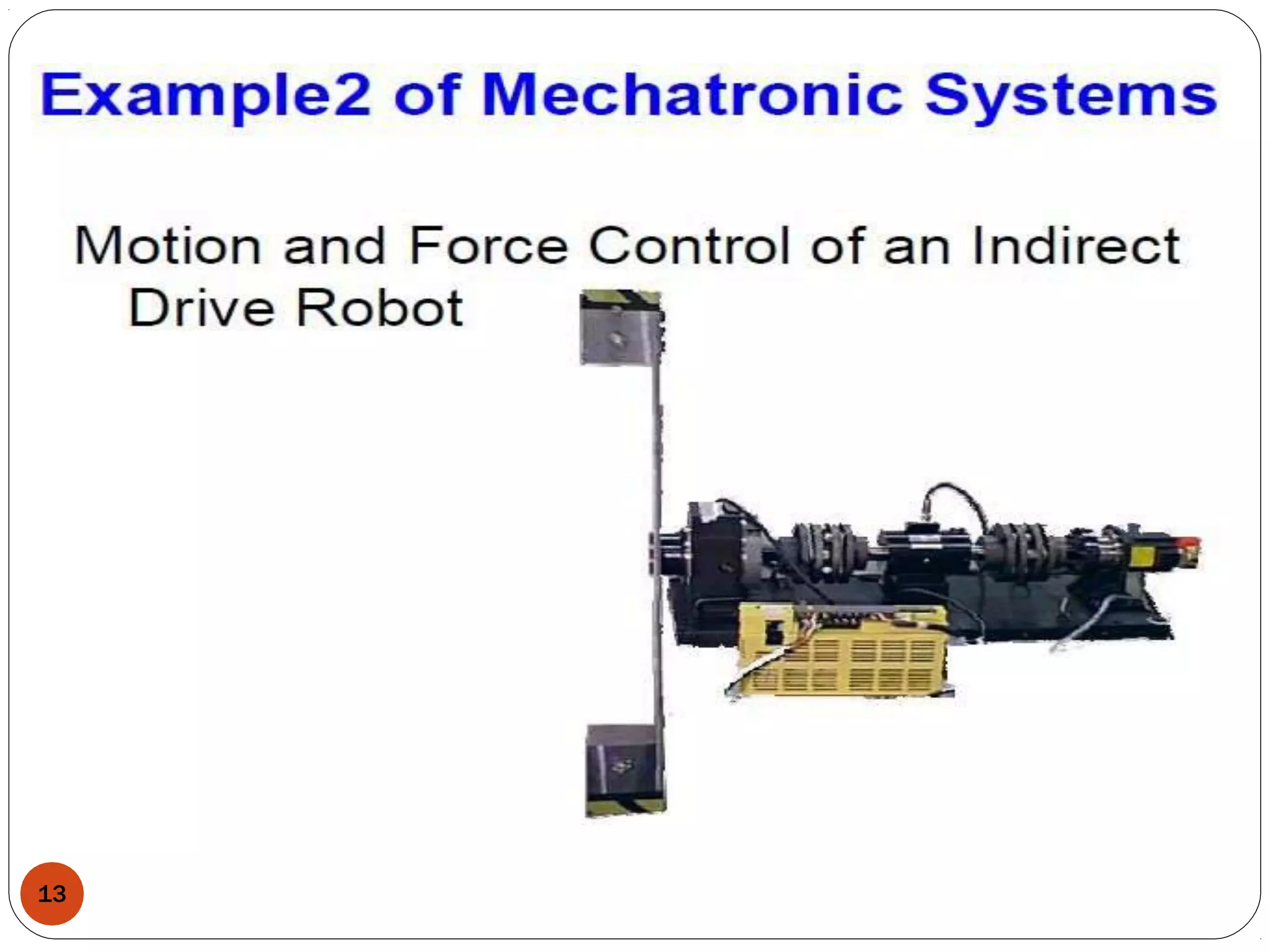 INTRODUCTION TO MECHATRONICS | PPTX