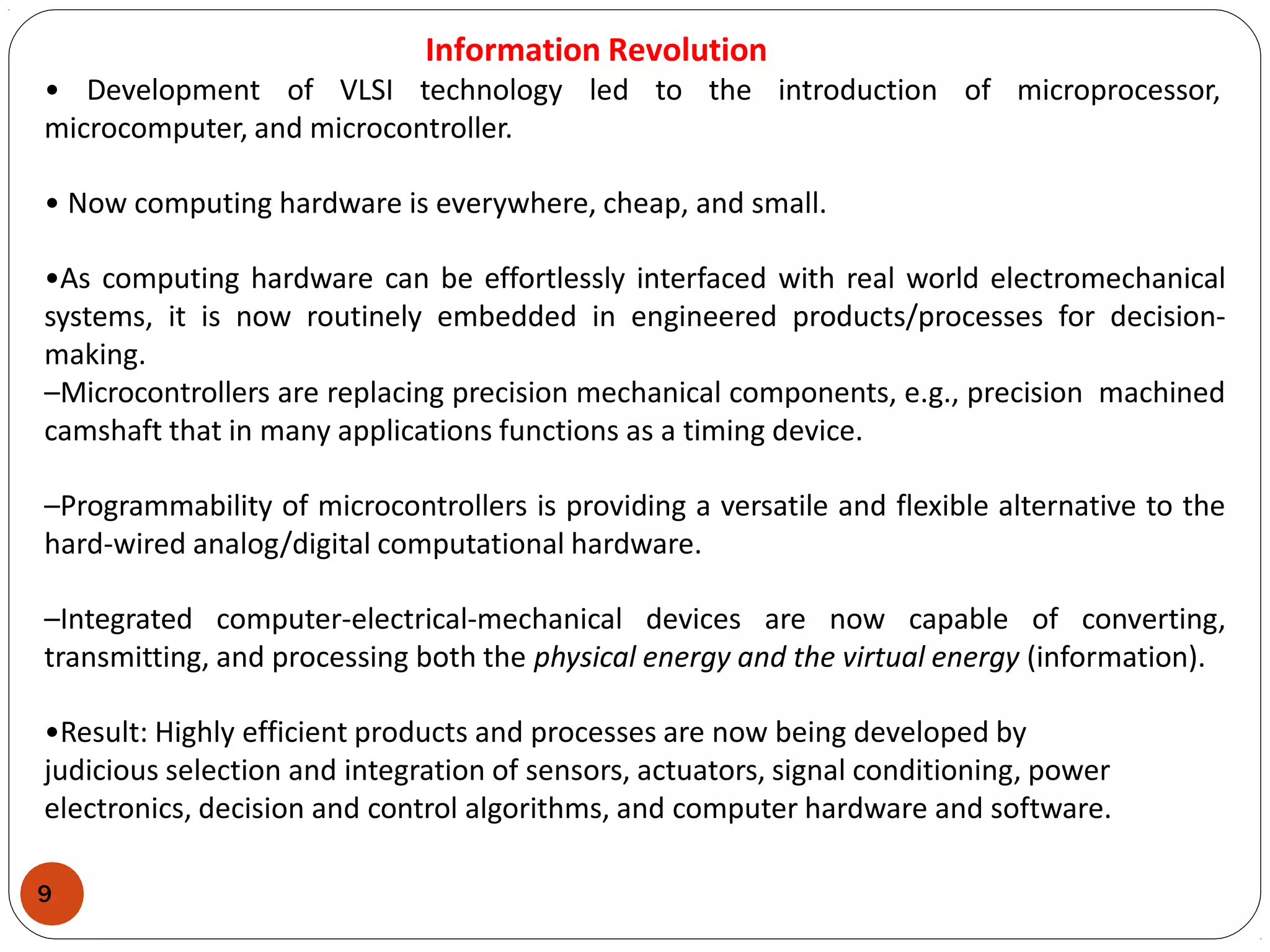 INTRODUCTION TO MECHATRONICS | PPTX