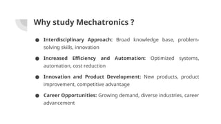 Introduction to Mechatronics (mechanical Engineering).pptx