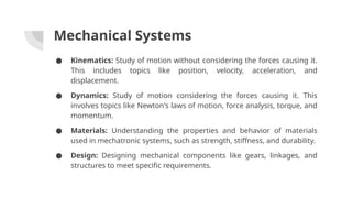 Introduction to Mechatronics (mechanical Engineering).pptx