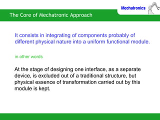 INTRODUCTION TO MECHATRONS systems .ppt