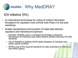 Introduction to MedDRA. a regulatory dictionary | PDF