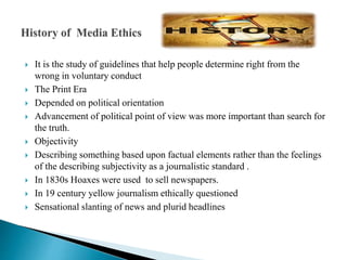 Introduction to Media Ethics and Laws | PPTX