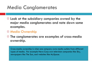 Introduction to media institutions | PPT