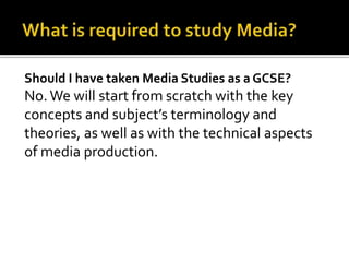 Introduction to Media Studies
