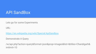Introduction to mediawiki api | PDF
